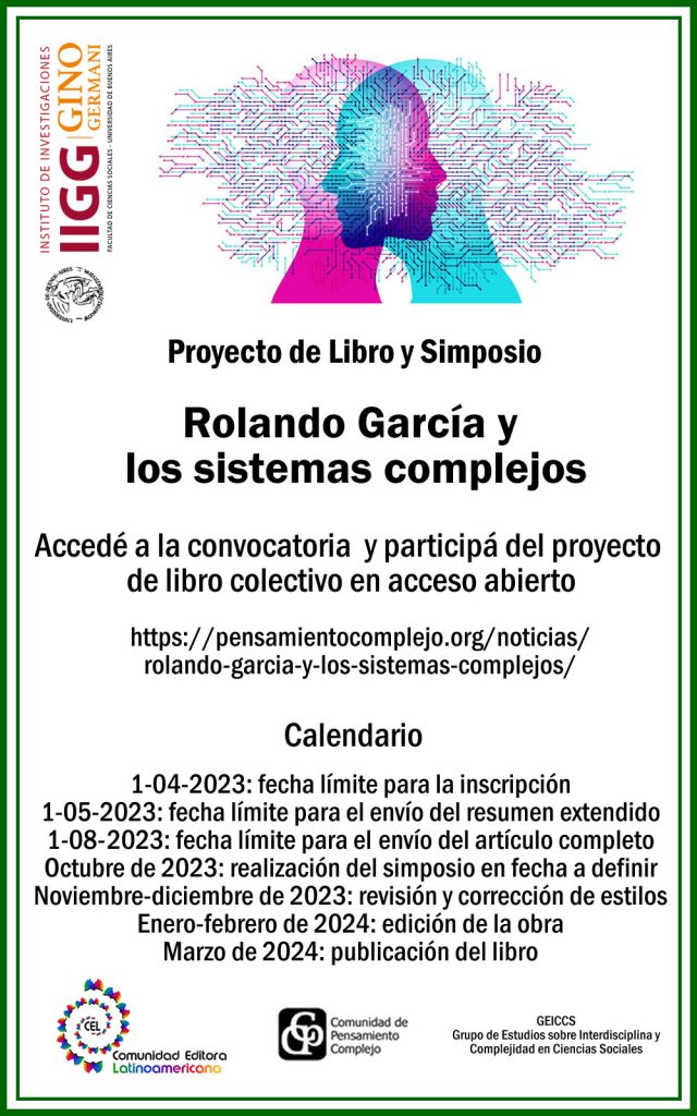 Proyecto de Libro y Simposio “Rolando García y los sistemas complejos” – InnovarUntref